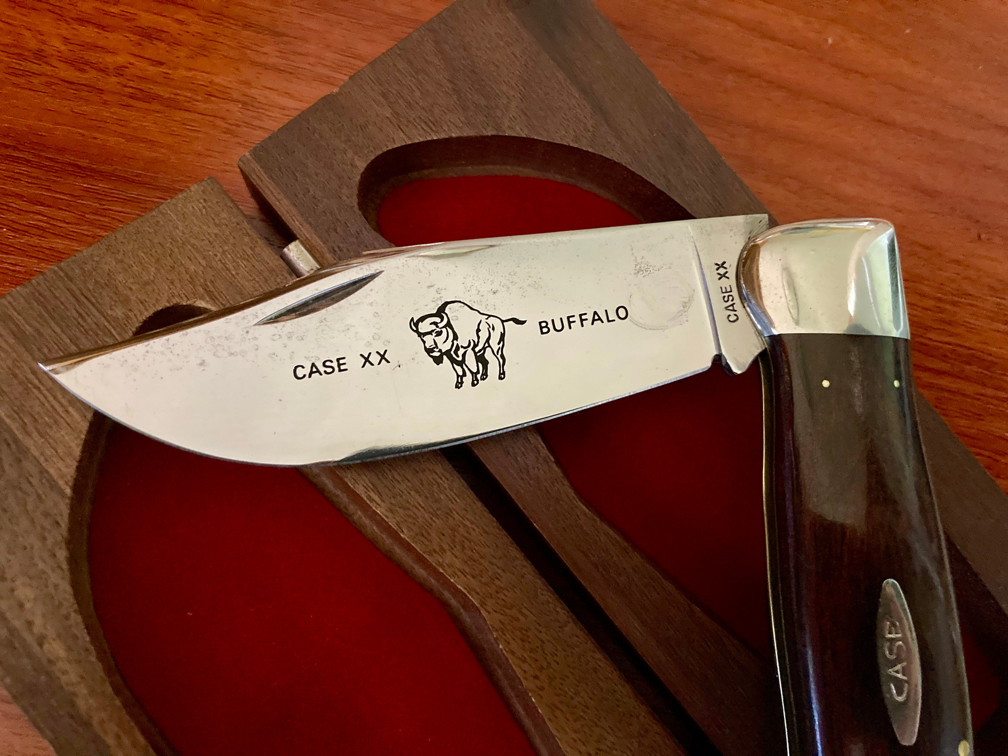 CASE XX 1977 BUFFALO CLASP KNIFE ~ Vintage