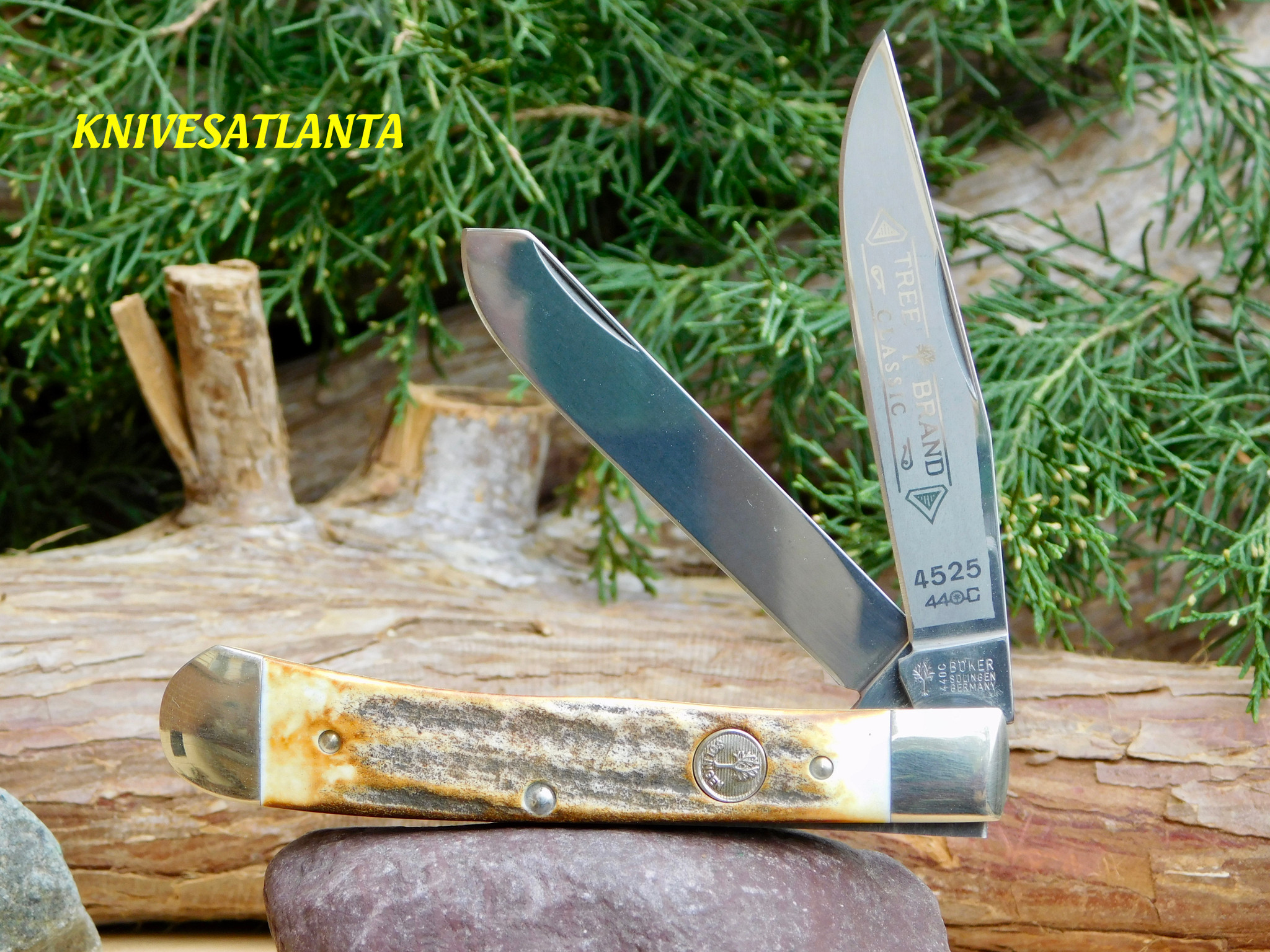 BOKER 114525 TRAPPER STAG - KnivesAtlanta