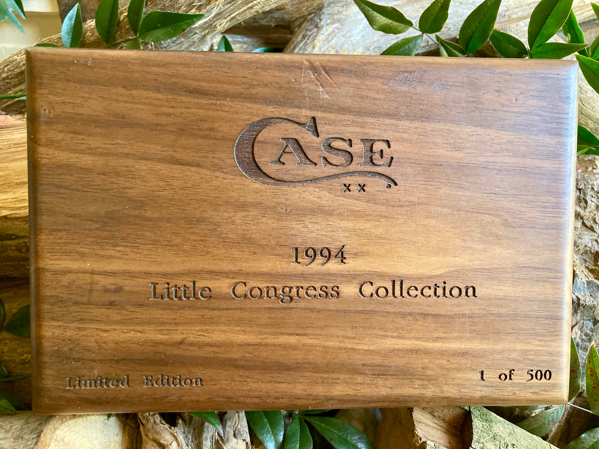 CASE XX "LITTLE CONGRESS COLLECTION" 3 KNIFE BOX SET
