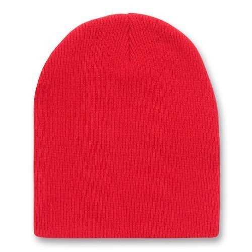 Long Beanie Hat Red 5759 - Private Island Party