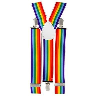 Led Rainbow Mohawk Wig 6070