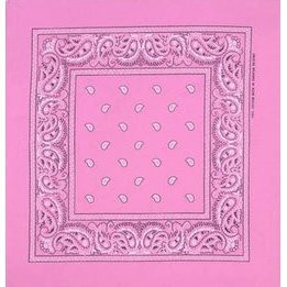 Light Pink Paisley Bandanna 1914