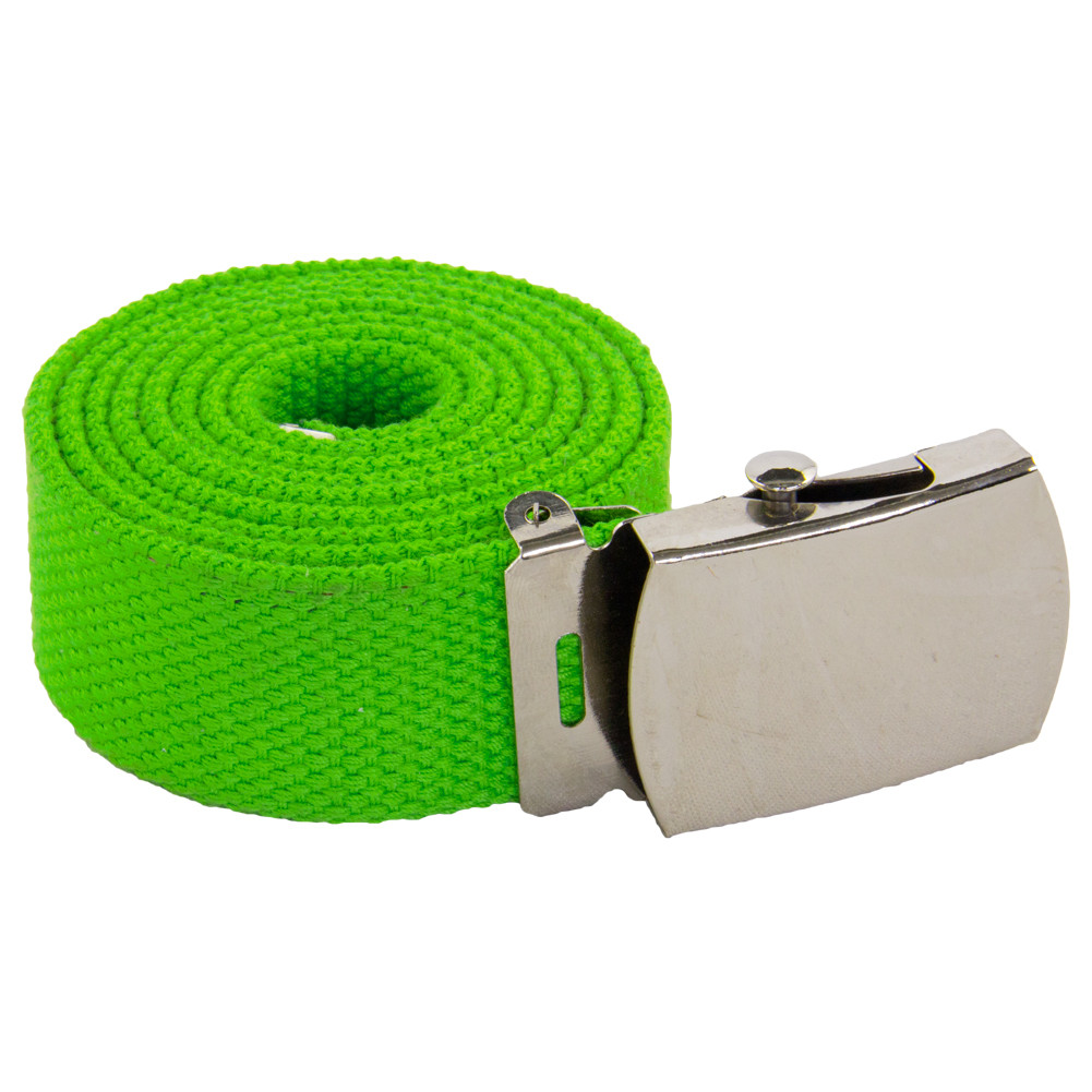 Neon Canvas Belts Cheap | Wholesale Retro Neon Canvas Belts Bulk