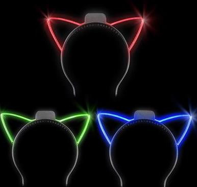 DOZEN LED Cat Eye Glasses Mix Colors 7100A