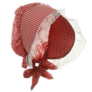 Red Gingham Bonnet 5970