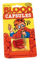 Blood Capsules 12 PACK WS1648D - Private Island Party