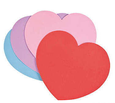 Foam Heart Shapes | Enormous 16 "x 14"| 12 PACK