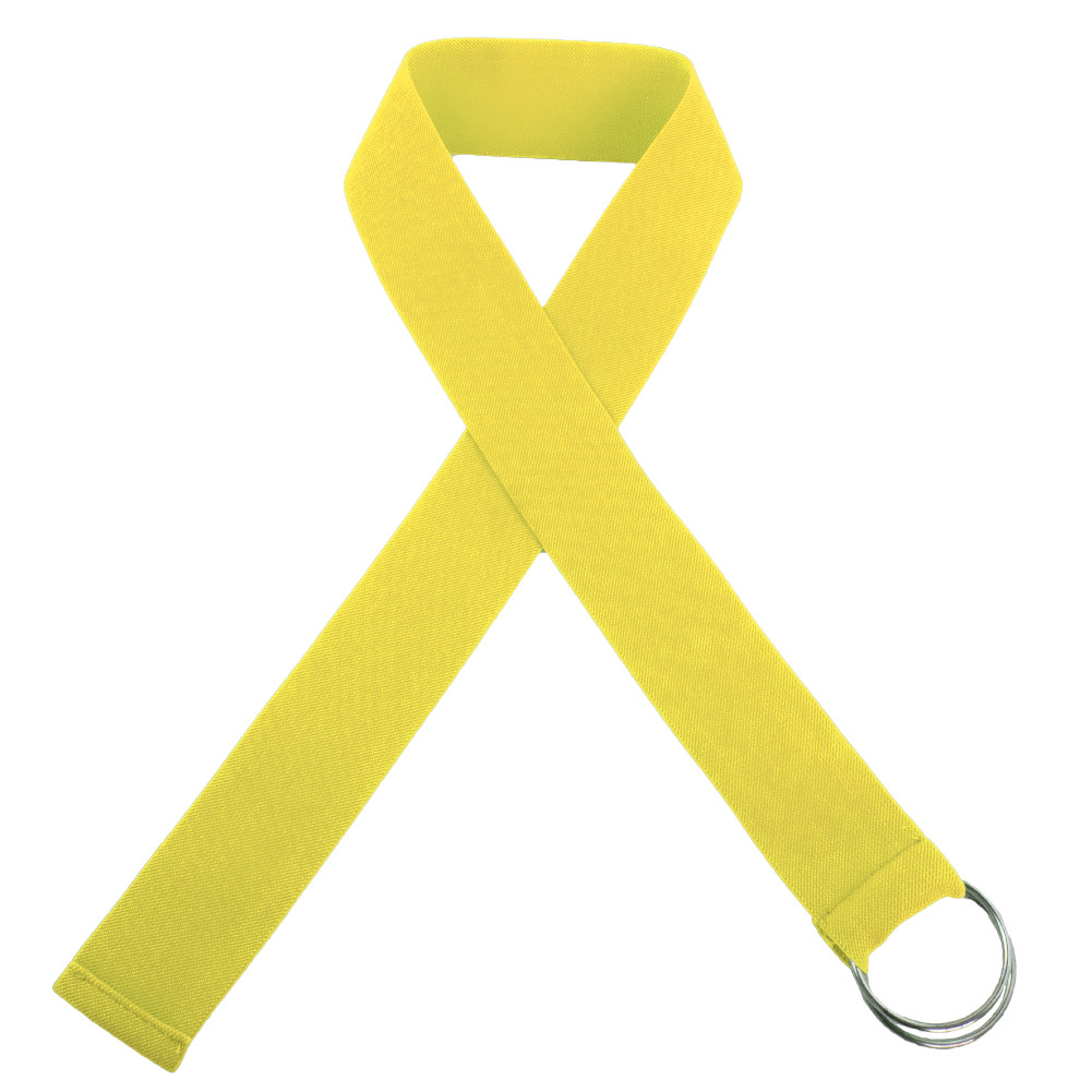 Yellow Stretch D-Ring Belt 2697 - Private Island Party