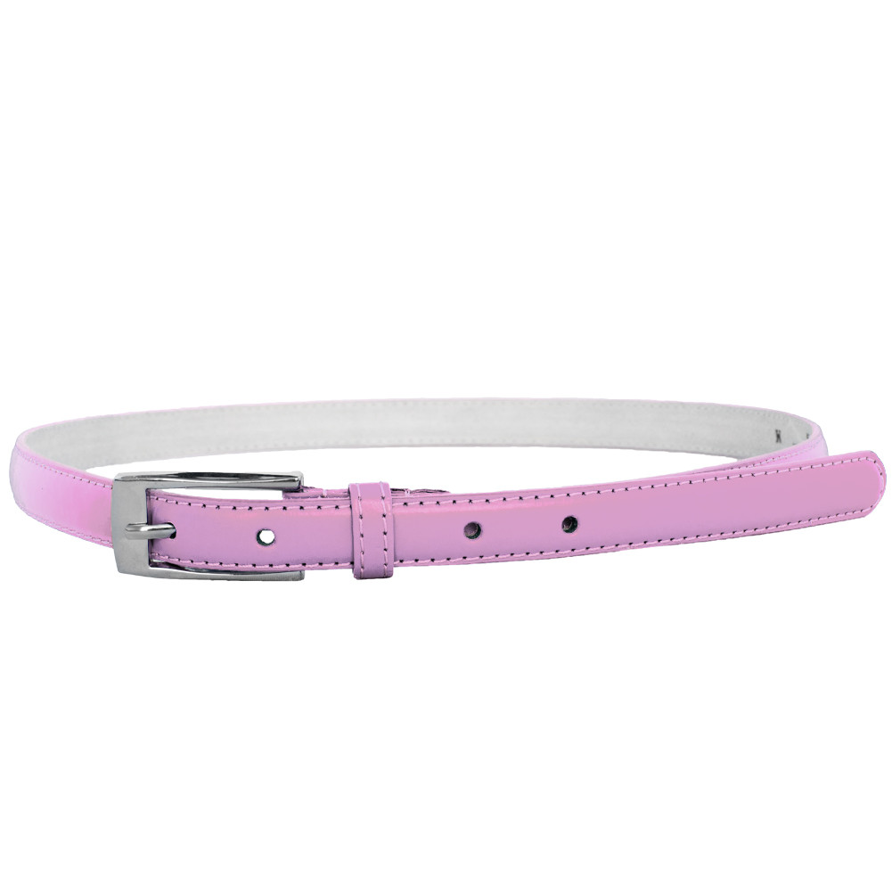 Light Pink Skinny Belt with Rectangle Buckle 2808-2811 - Private Island ...