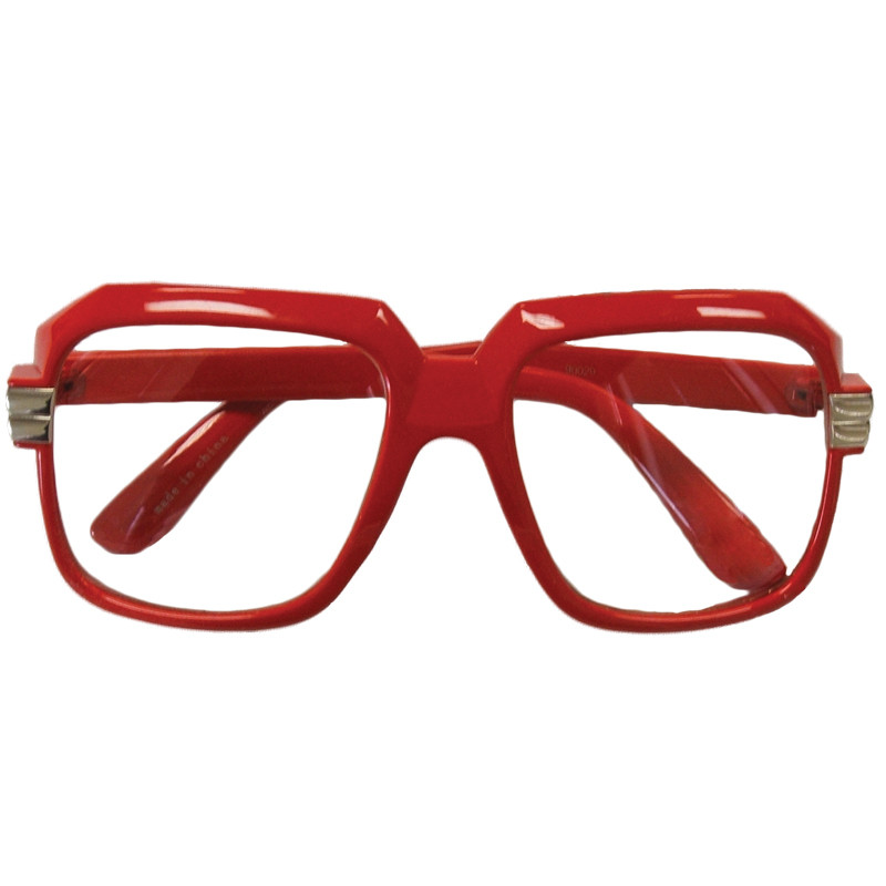 Rapper Style Black Frame/Clear Lens Sunglasses 1145 - Private Island Party