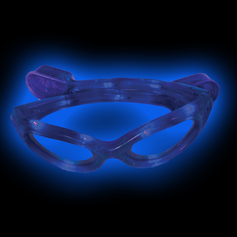 Blue Rave LED Cat Eye Sunglasses 7108