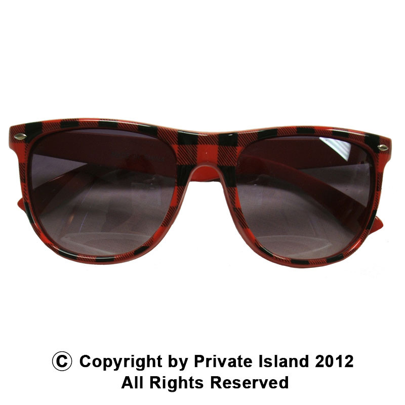 Race Car Sunglasses | Checker Sunglasses 1077 12 PACK