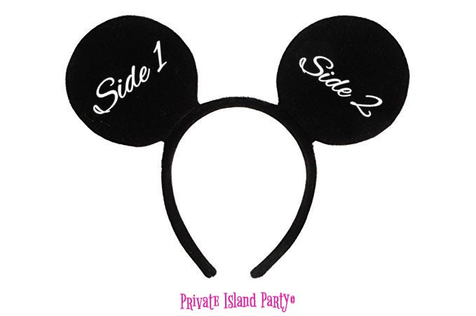 Baby Birthday, Personalized Mickey Mouse Ears For Children's Parties