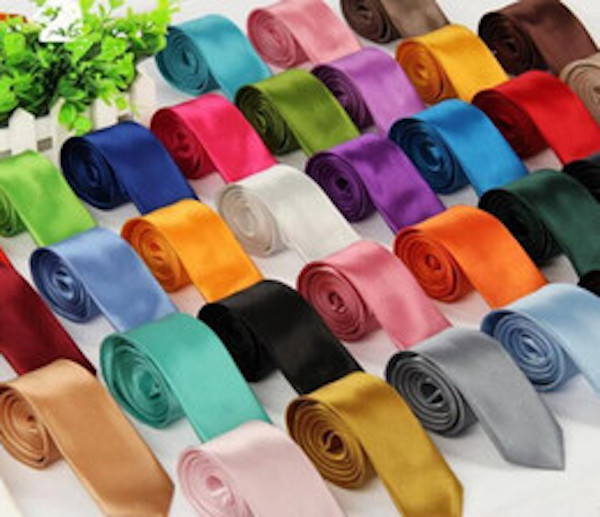 Skinny Ties 2" 25+ Colors 12 PACK 1270 - Private Island Party