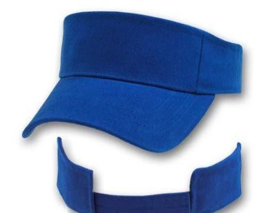 Adjustable Sports Visor Royal Blue 5814 - Private Island Party