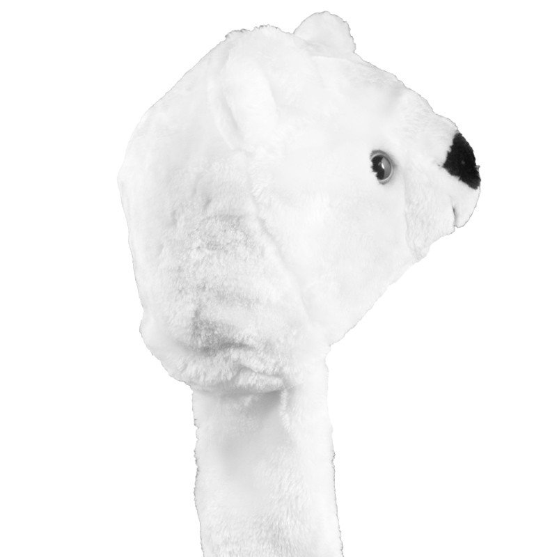 Long Polar Bear Hat with Paws 5874