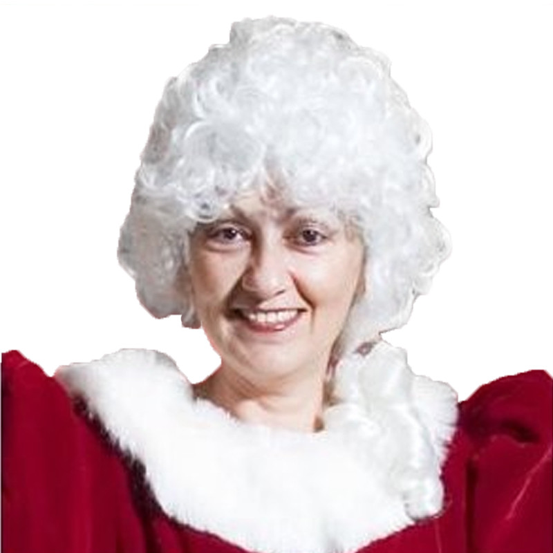 Santa/ Ms. Claus Curly Wig 6059 - Private Island Party