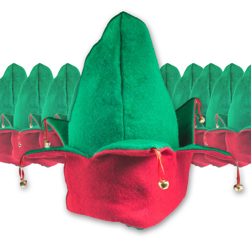 Elf Hats Bulk | Adult 1418D