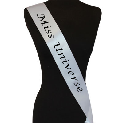 Miss Universe Sash | Pageant Sashes | Beauty Pageant Sash ...