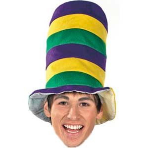 Original "BIg Easy" Mardi Gras Sequined Jester Hat 5879