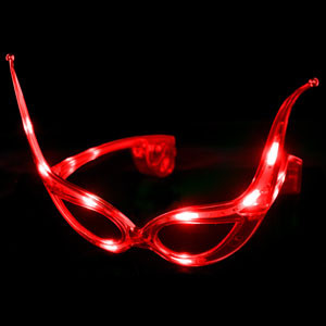 Red Rave LED Cat Eye Sunglasses 7100