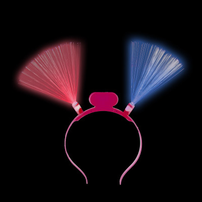 LED Pink Bopper Headband 1857 - Private Island Party