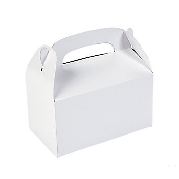 Mini White Treat Boxes Bulk Dozen 3911D