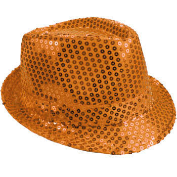 Bulk Orange Hats | Bulk Orange Fedoras | 18000 Adult Size