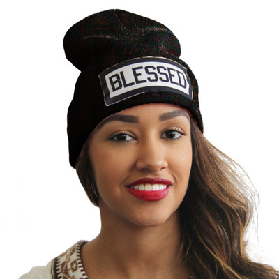 Blessed Beanies | Blessed Hats| Slang Beanies Ribbed Comfort Knit Hats ...