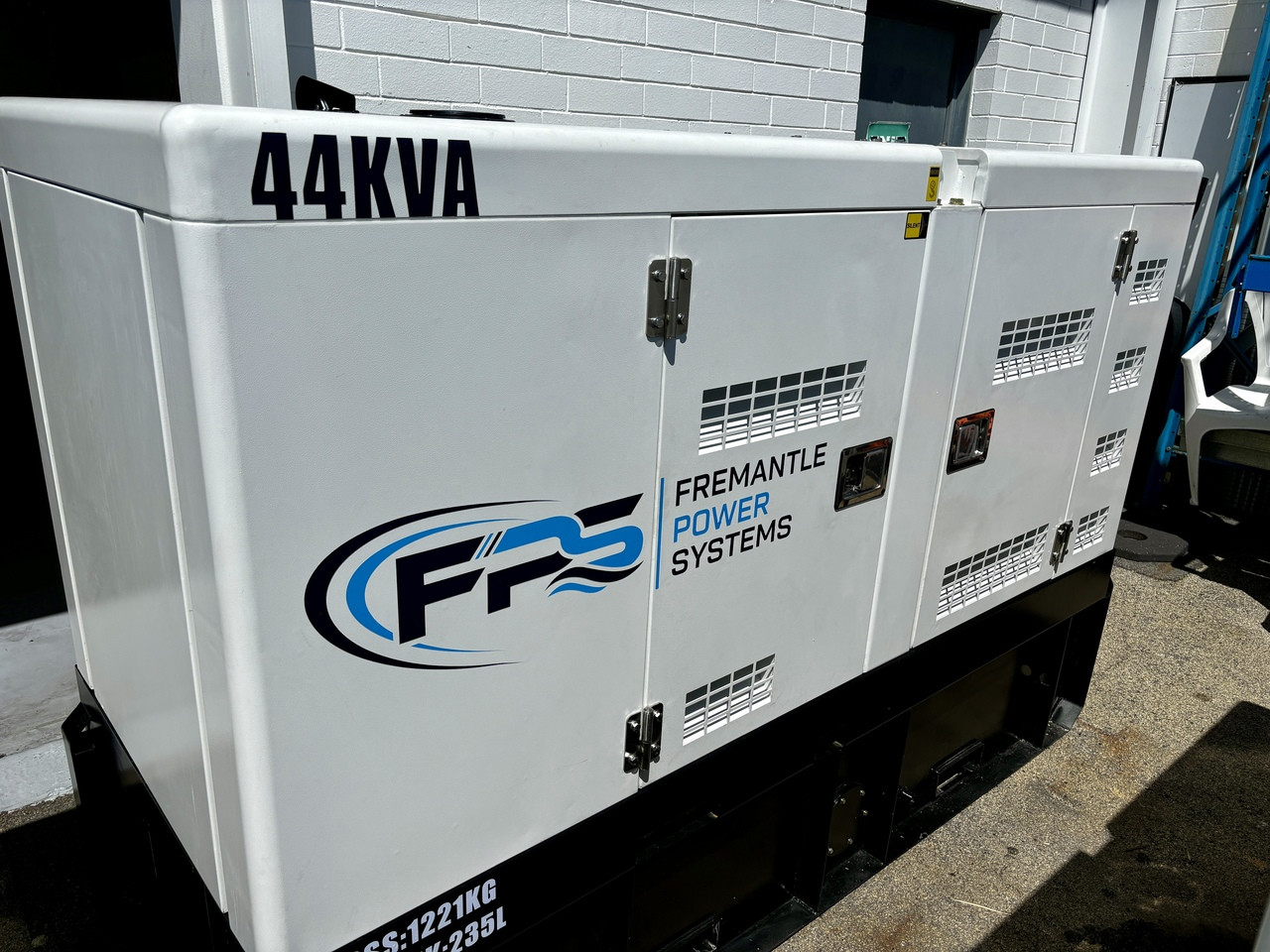 44kVA Generator; Silent 3 Phase; Powered by Mitsubishi S4S-DT Engine