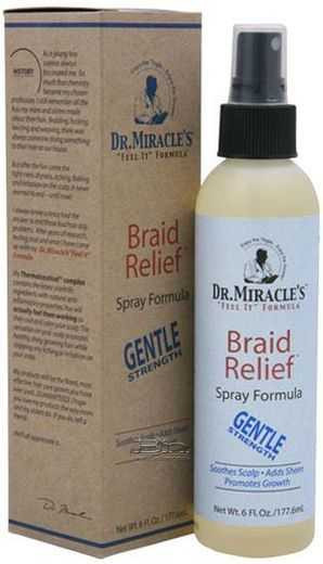 Dr. Miracle Braid Relief Spray Gentle 6oz | The Glamour Shop