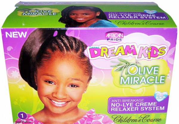 African Pride Dream Kids Olive Miracle Relaxer Kit | The Glamour Shop