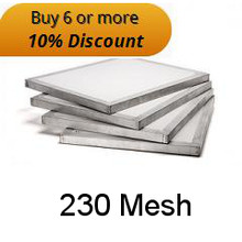 230 Mesh 20" X 24" Aluminium Screen - The Screen Print Store