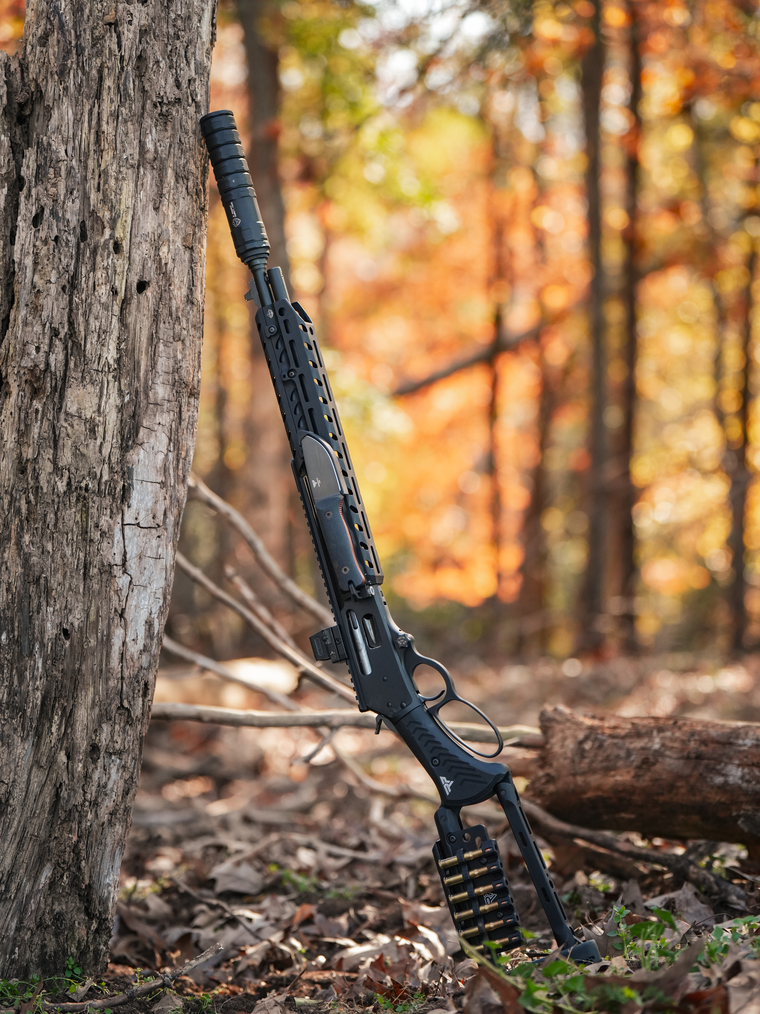 Reiff RangeWolf EDC Hunter Knife + Ranger Point M-LOK Flex Carry Knife ...