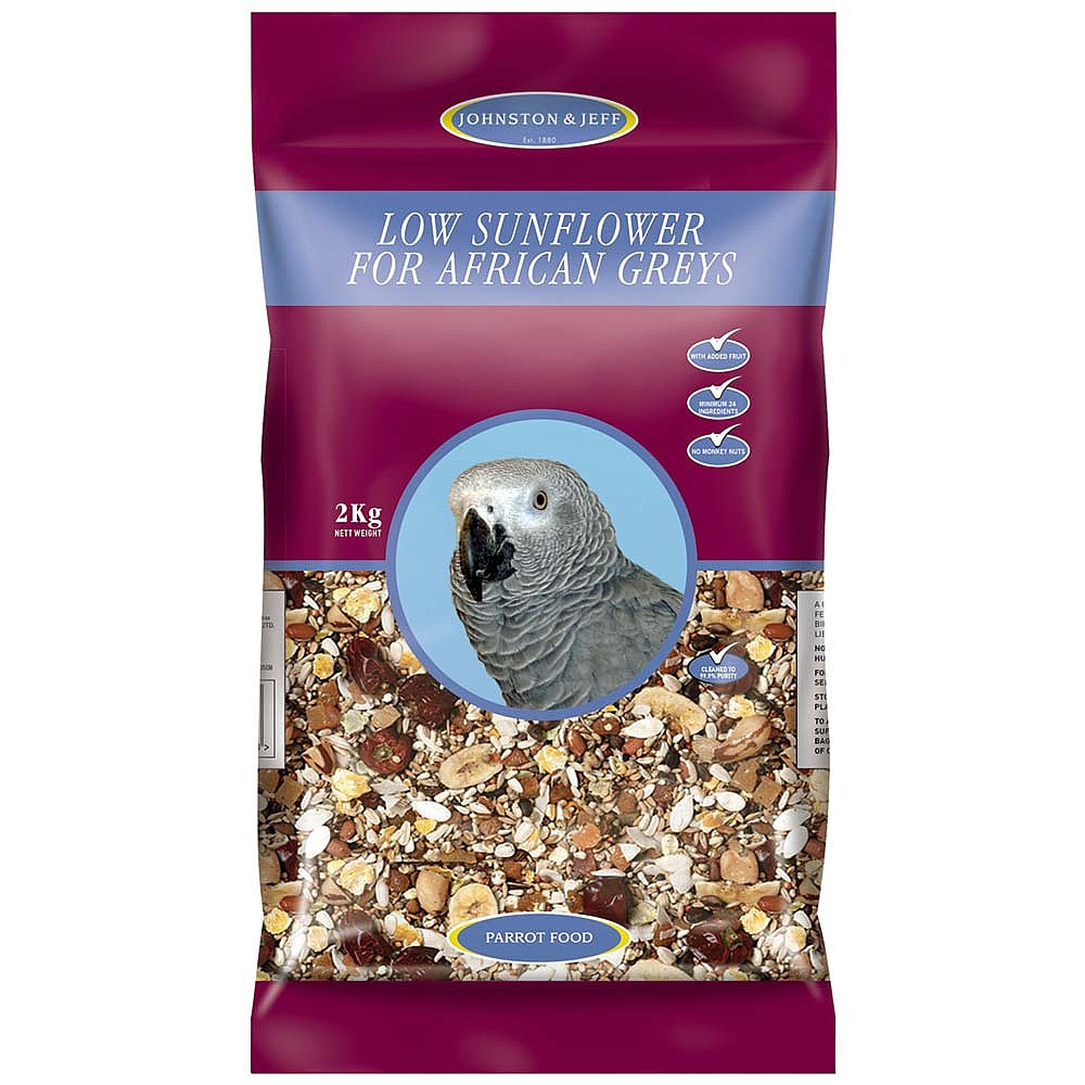 Low Sunflower African Grey Parrot Food Seed Mix