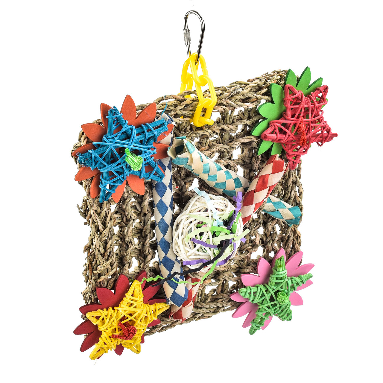 Transparent Ball Foraging Parrot Toy | Parrot Essentials