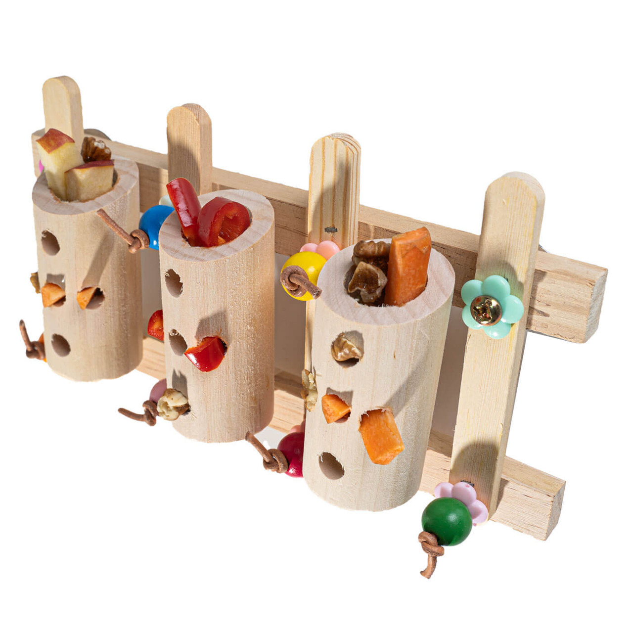 Beak-a-Boo Foraging Large Parrot Toy for Pet Birds