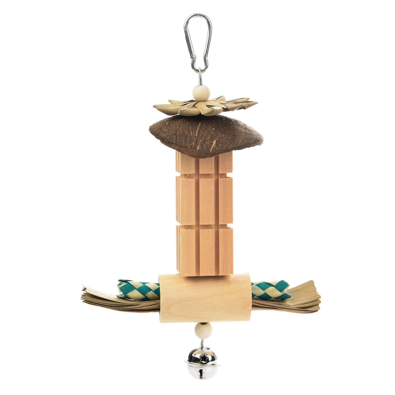 Transparent Tower Foraging Parrot Toy | Parrot Essentials