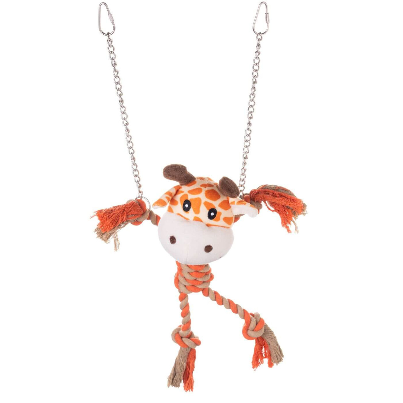 Cheerful Rope Buddy Parrot Toy for Bird Cages