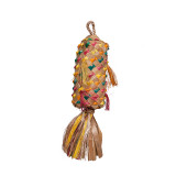 Coloured Pinata Spiked Natural Parrot Toy - Large