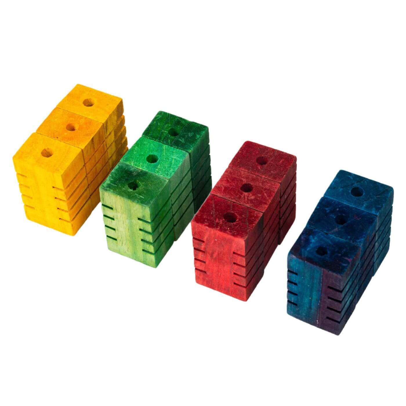 Colourful Wood Parrot Toy Making Parts | Parrot Essentials