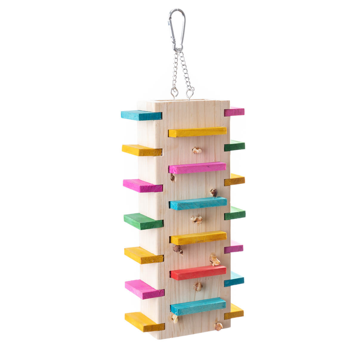 Transparent Tower Foraging Parrot Toy | Parrot Essentials