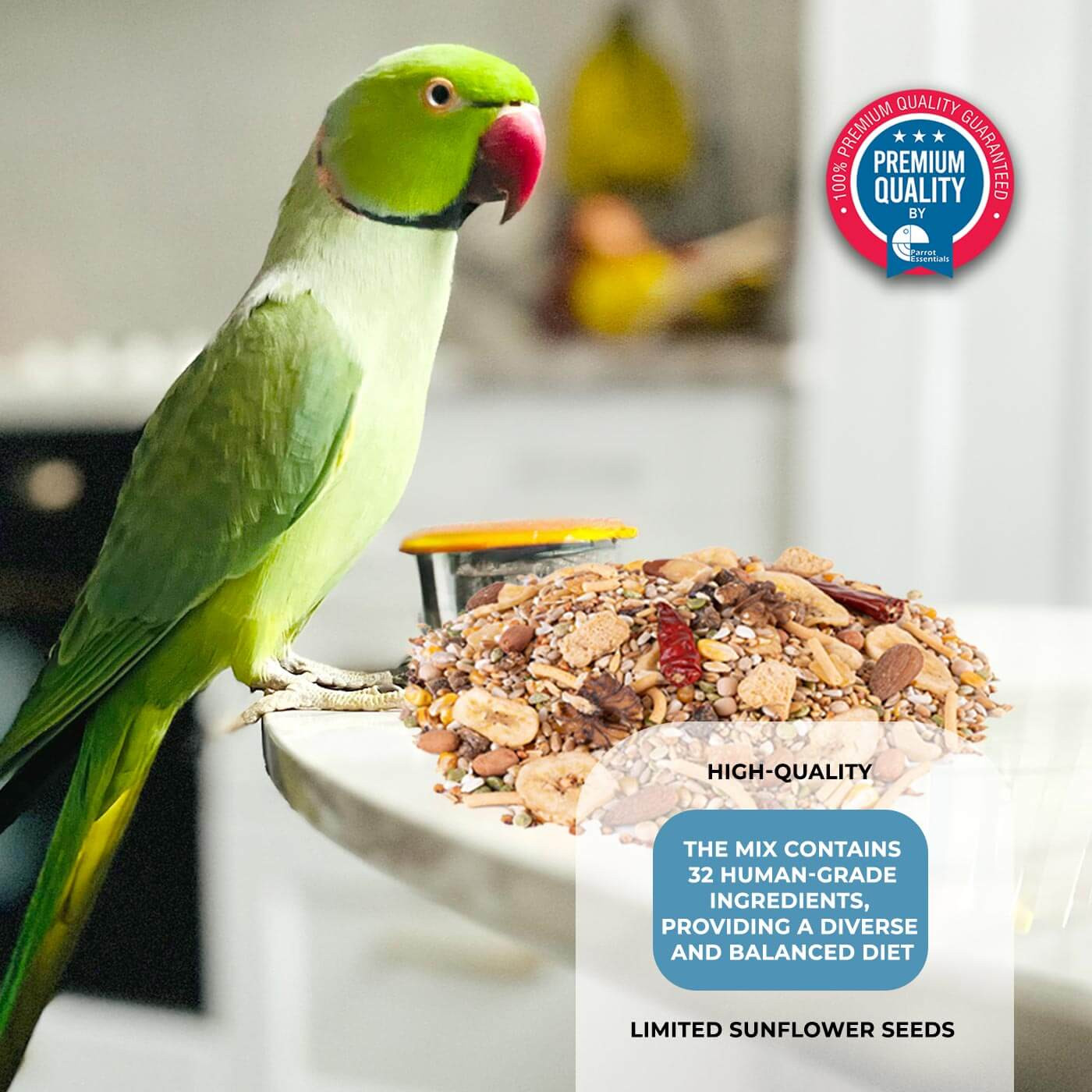 High Quality Seed Mix Parrot Food Diet for Pet Parrots