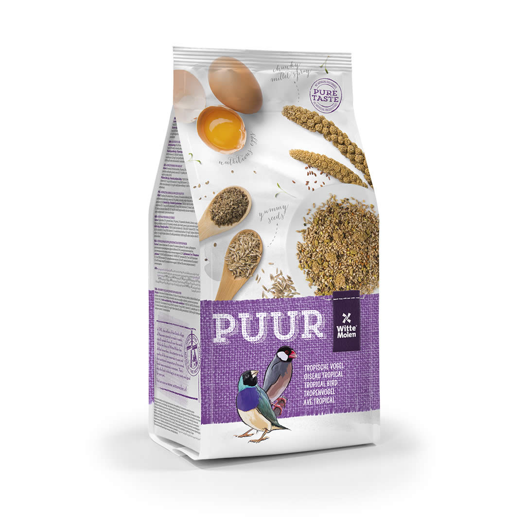 PUUR Tropical Bird Food Finches and Canary Seed Mix