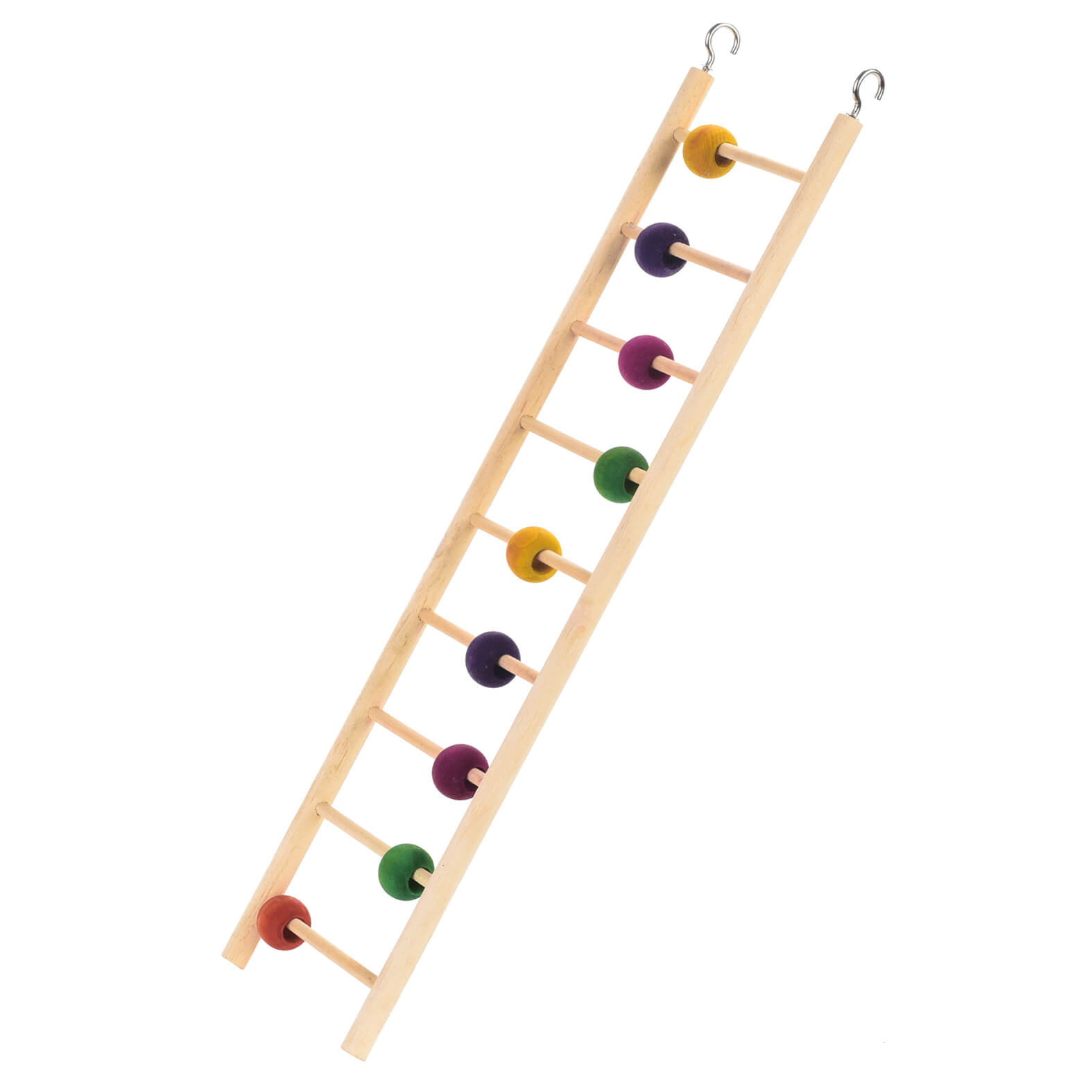 Coloured Beaded Ladder Parrot Toy | Parrot Essentials