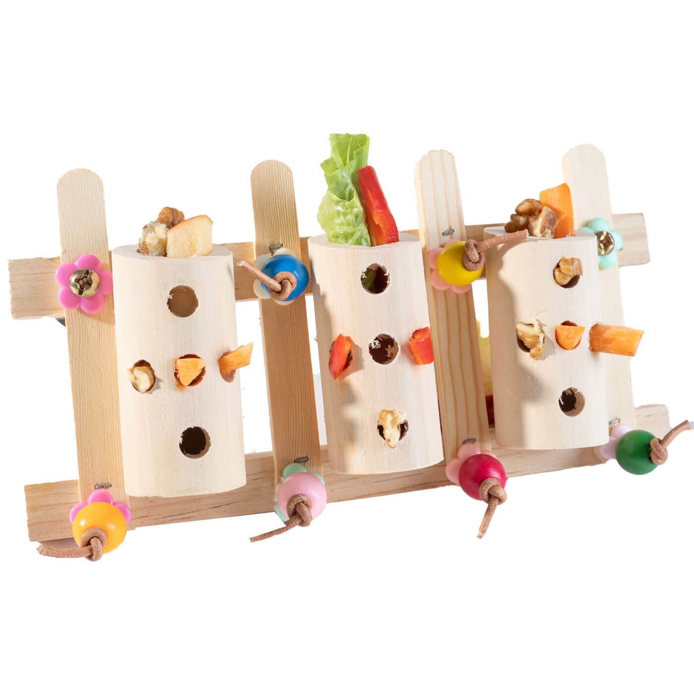 Beak-a-Boo Foraging Large Parrot Toy for Pet Birds