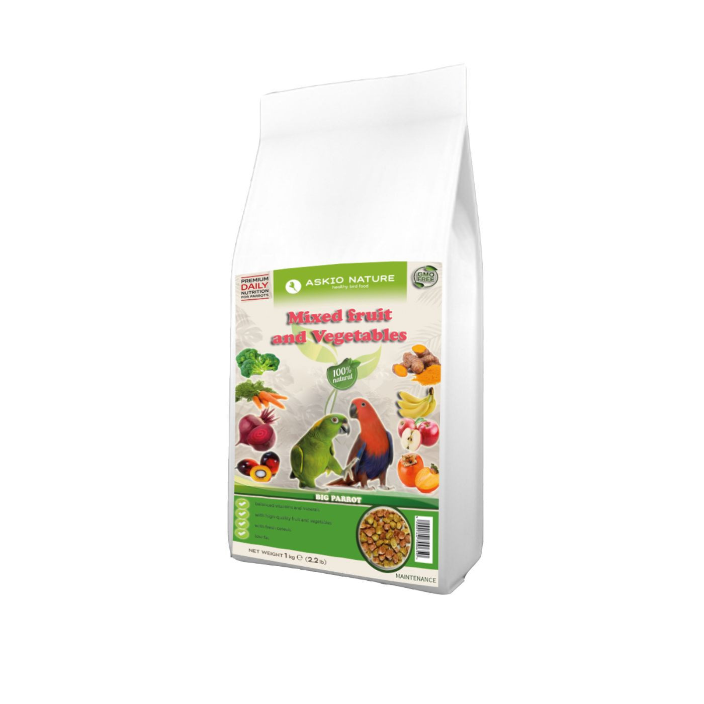 Askio Nature Complete Parrot Food & Pellets from Parrot Essentials