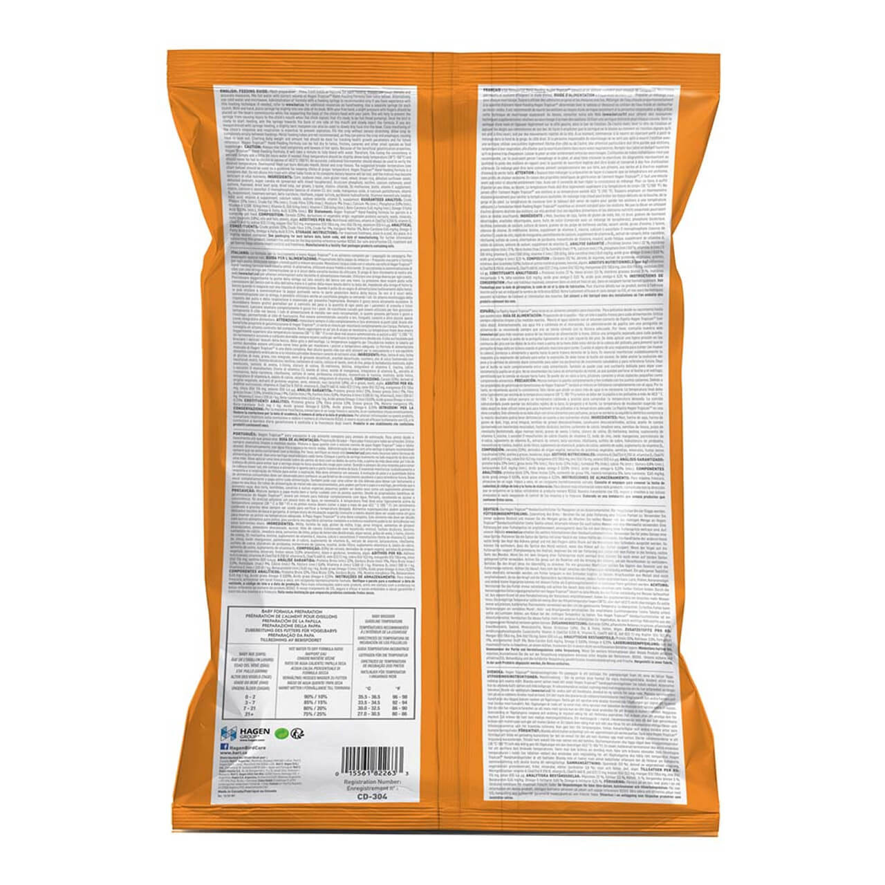 Hand Rearing Parrot Food Formula for Pet Birds