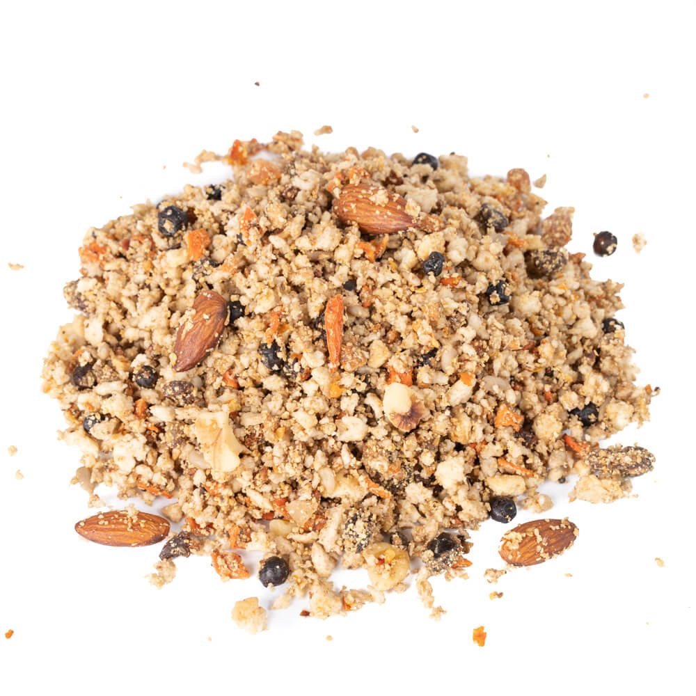Coarse Soft Bird Food for Parrots with Fruit & Nuts