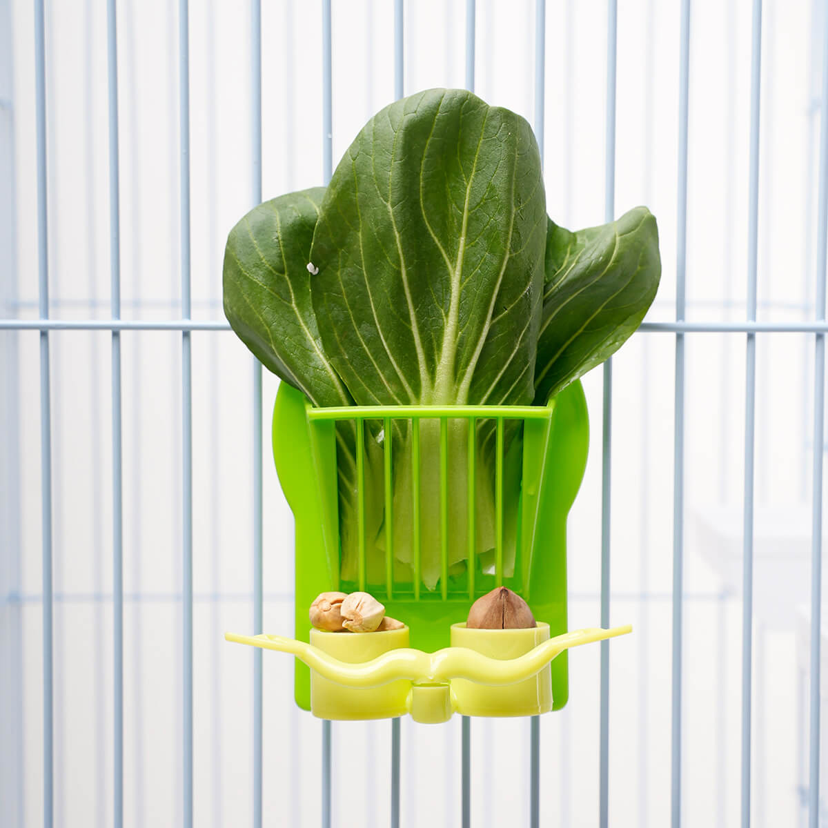 Small Fruit & Veg Holder Parrot Stand for Bird Cages